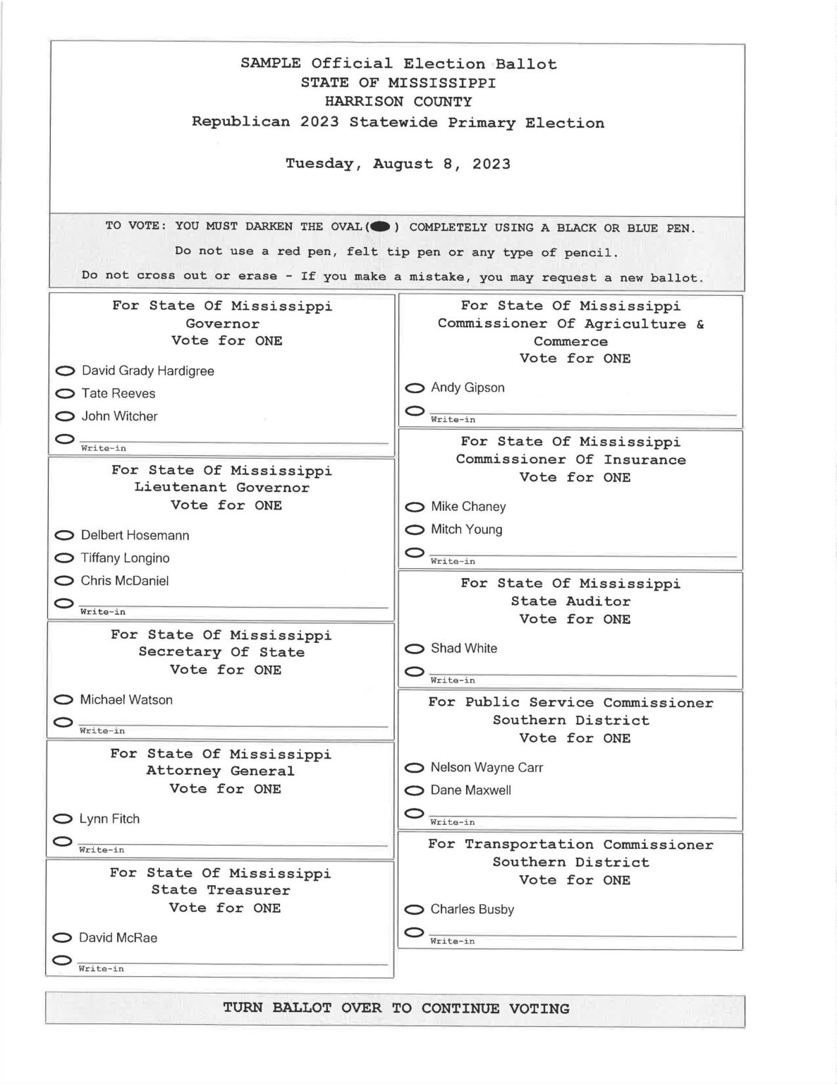 Voter Information | City of Pass Christian